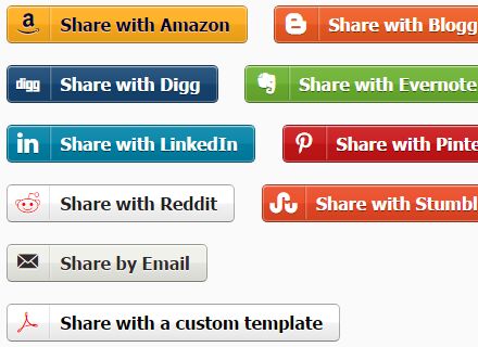 Generate Custom Social Share Buttons With Jquery C Share Plugin Free - Incredible Sunset Illustration - Desktop