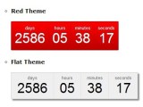 Customizable Themeable Jquery Countdown Plugin Dscountdown Free