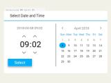 Beautiful Datetime Picker With Jquery And Moment Js Free Jquery Plugins