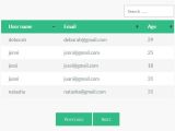 Flat Ajax Json Table Plugin With Jquery Table Populator Free Jquery