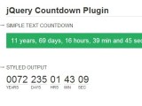 Minimal Jquery Any Date Countdown Timer Plugin Countdown Free