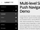 Multi Level Sidebar Push Navigation With Jquery And Css3 Free Jquery