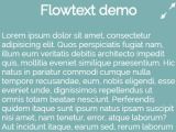 Responsive Text Resizing Plugin With Jquery Flowtext Free Jquery