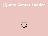 Simple Customizable Jquery Loader Plugin Center Loader Free Jquery