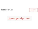 Simple Text Shuffle Effect With Jquery Shuffle Text Free Jquery Plugins