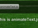 Text Animation Effect With Jquery Animatetext Js Free Jquery Plugins