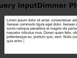 Text Input Focus Effects With Jquery And Css3 Inputdimmer Free