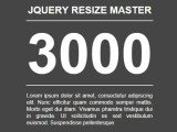 Jquery Plugin For Smart Text Resizing Resizemaster3000 Free Jquery