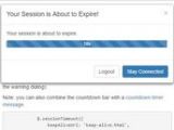 Cross Tab Session Timeout Warning Plugin For Jquery Jtimeout Free