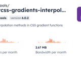 Csstools Postcss Gradients Interpolation Method Cdn By Jsdelivr A