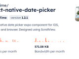 Dietime React Native Date Picker Cdn By Jsdelivr A Cdn For Npm And