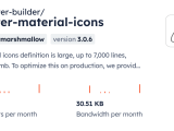 Flutter Builder Flutter Material Icons Cdn By Jsdelivr A Cdn For Npm