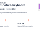 Kailash Js React Native Keyboard Cdn By Jsdelivr A Cdn For Npm And