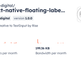 Rise Digital React Native Floating Label Text Input Cdn By Jsdelivr