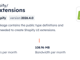 Shopify Ui Extensions Cdn By Jsdelivr A Cdn For Npm And Github