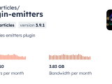 Tsparticles Plugin Emitters Cdn By Jsdelivr A Cdn For Npm And Github