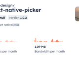Xbz Design React Native Picker Cdn By Jsdelivr A Cdn For Npm And Github