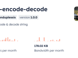 Hex Encode Decode Cdn By Jsdelivr A Cdn For Npm And Github