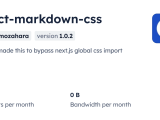 React Markdown Css Cdn By Jsdelivr A Cdn For Npm And Github