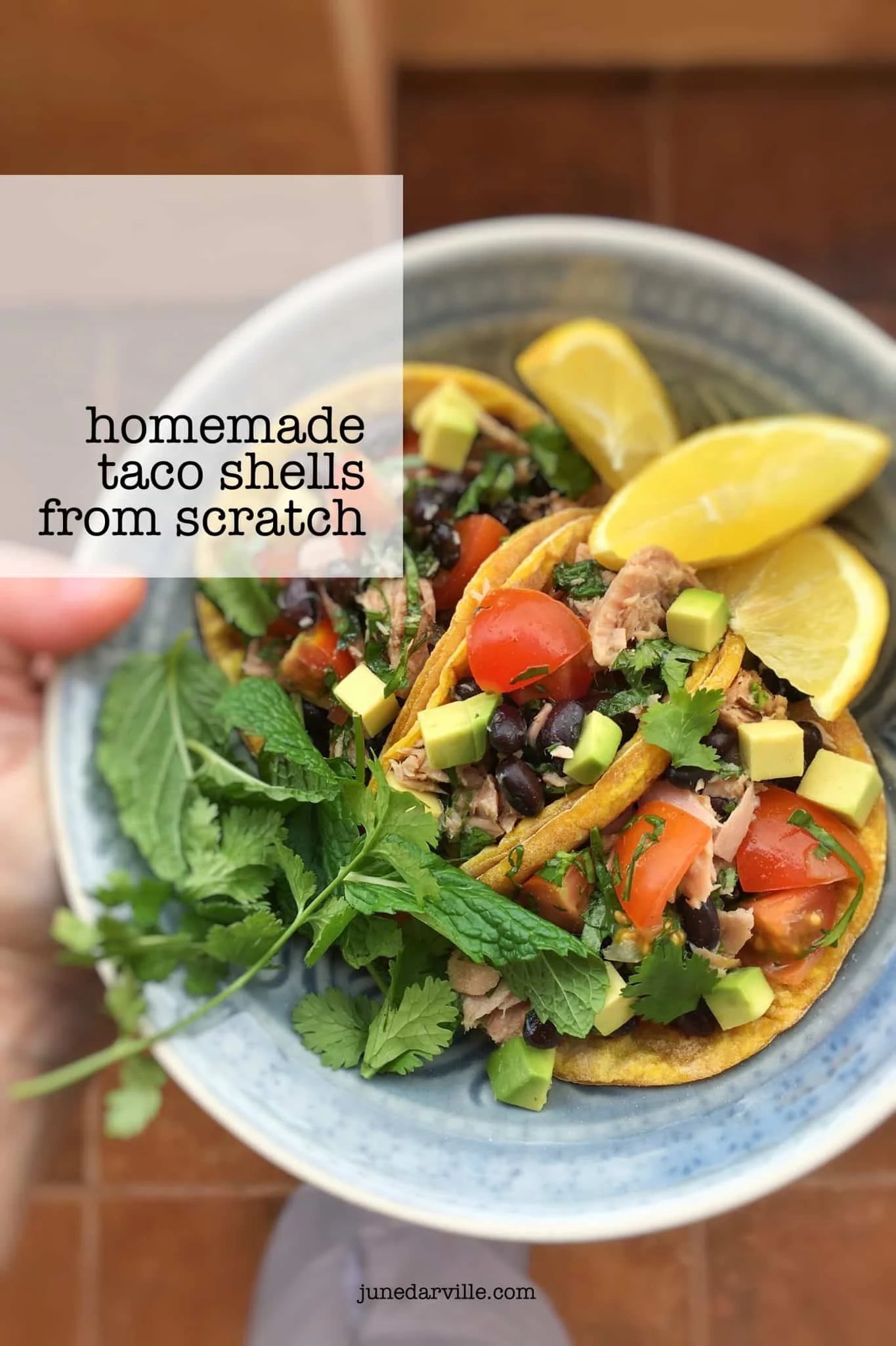 Easy Homemade Taco Shells From Scratch | Simple. Tasty. Good.