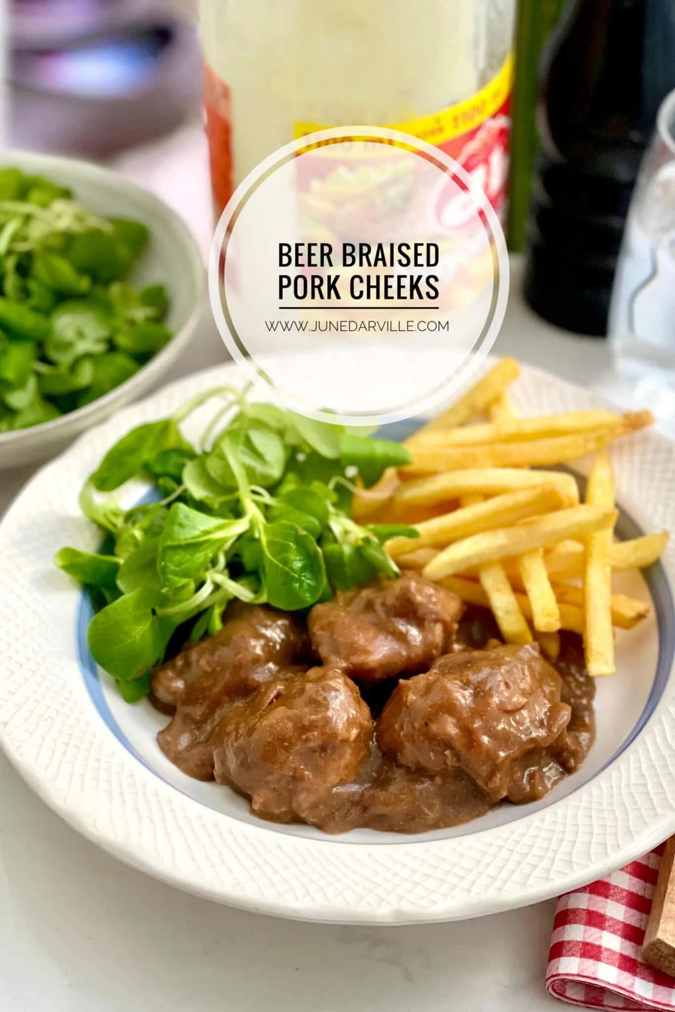 Best Beer Braised Pork Cheeks Recipe | Simple. Tasty. Good.