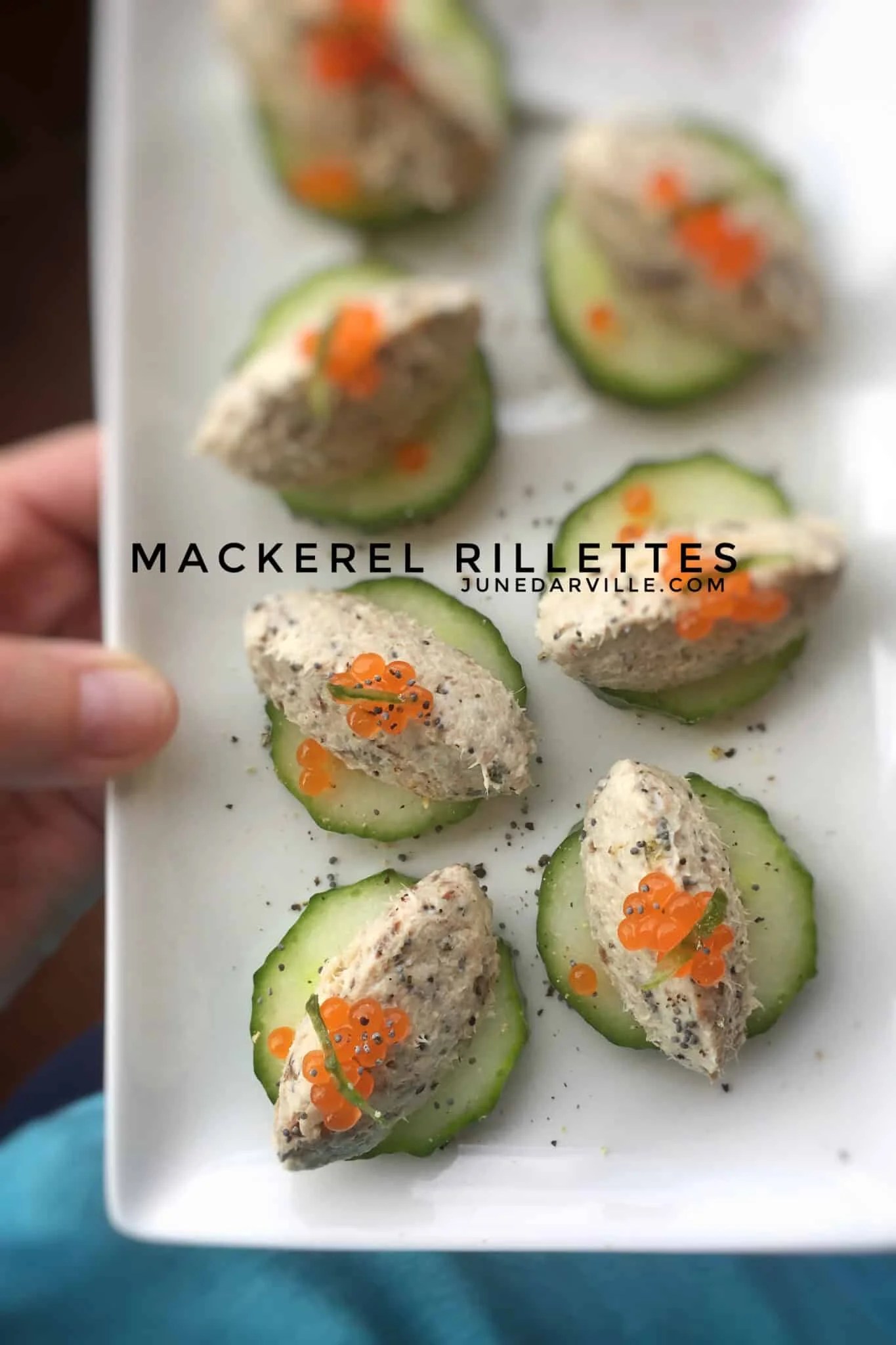 Easy Mackerel Rillettes Appetizers | Simple. Tasty. Good.