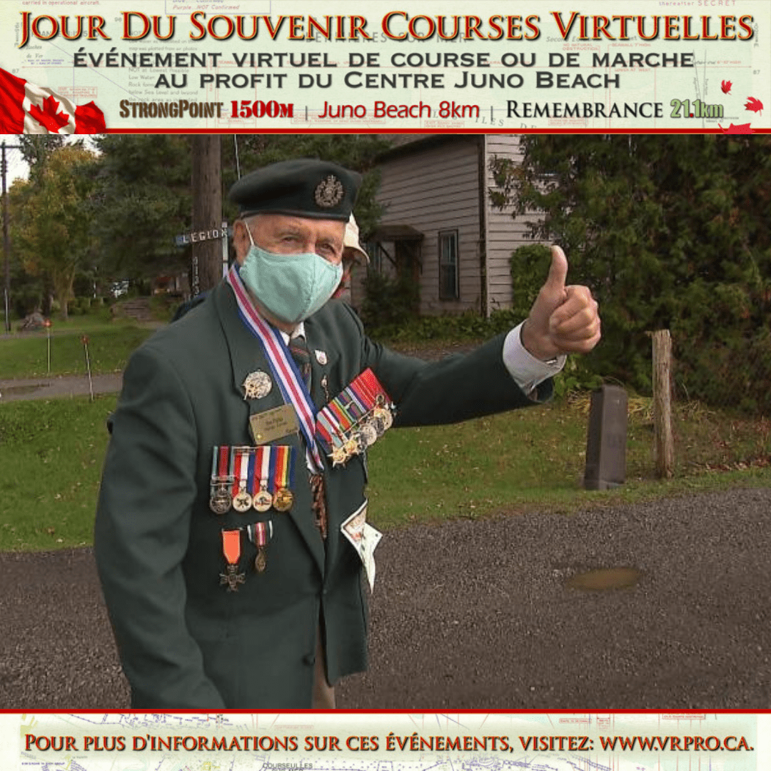 Jim Parks marche le 1500m en honneur à ses frères d’armes morts au ...