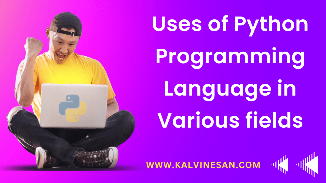 Uses of Python Programming Language in Various fields