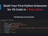 Build Your First Python Extension For Vs Code In 7 Easy Steps Kdnuggets