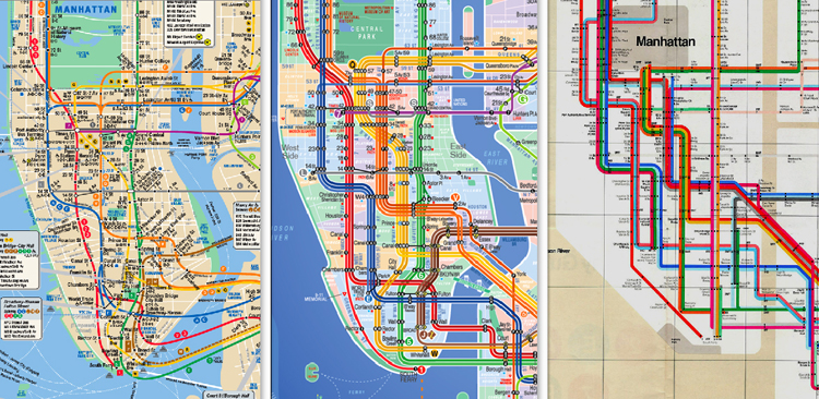 MTA Transit Map Makeover | Fallopia