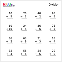 Worksheet Generator Division Kiddoworksheets
