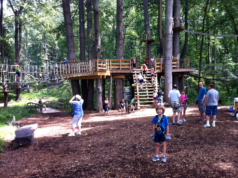 Scenes from a Visit to the Adventure Park at Sandy Spring | KidFriendly DC