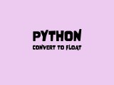Convert A String To Float In Python