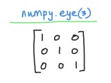 Python Numpy Eye