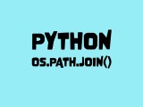 Python S Os Path Join Function