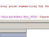 Microsoft Sql Server 2005 Database Encryption Step By Step