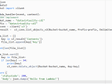Delete Log Files From Amazon S3 Bucket Using Scheduled Aws Lambda Function