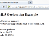 Html5 Geolocation Tutorial With Examples