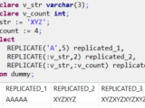 Replicate Function In Sap Hana Database Using Sqlscript