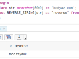 Sqlscript Reverse String Function In Sap Hana