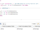 Sqlscript String Function Left In Sap Hana