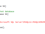 Refresh Database Snapshot On Sql Server