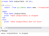 How To Use Sql Drop Table If Table Exists In Sql Database