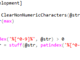 Remove Non Numeric Character In Sql String Expression