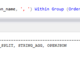 String Concatenation In Sql Server 2017 With String Agg Function
