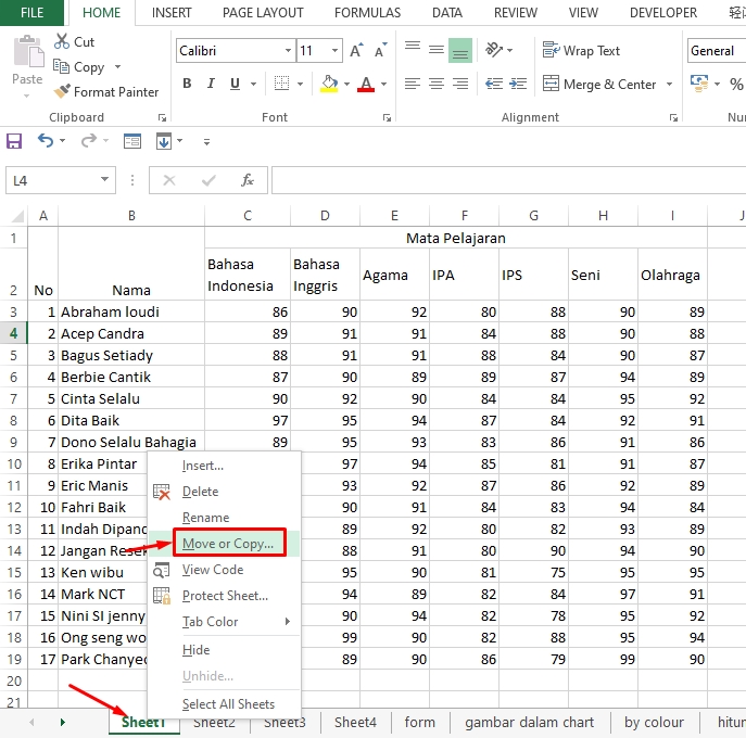 Cara Copy Tabel Excel Ke Dokumen Baru Tanpa Mengubah Bentuk Tabel Kusnendar