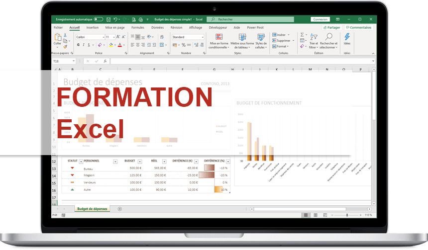 Formation Bien démarrer avec Excel - La Clef Numérique