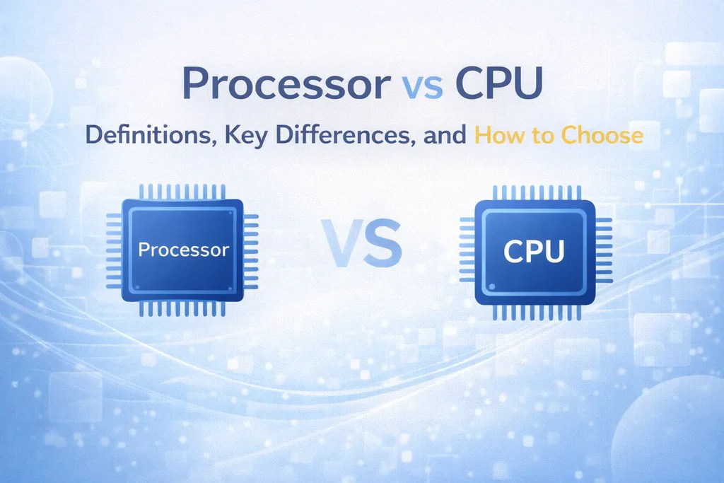 Processor Vs Cpu Definitions Differences And How To Choose Bvslcd