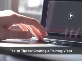 Top 10 Tips For Creating A Training Video Learner Bubble Online