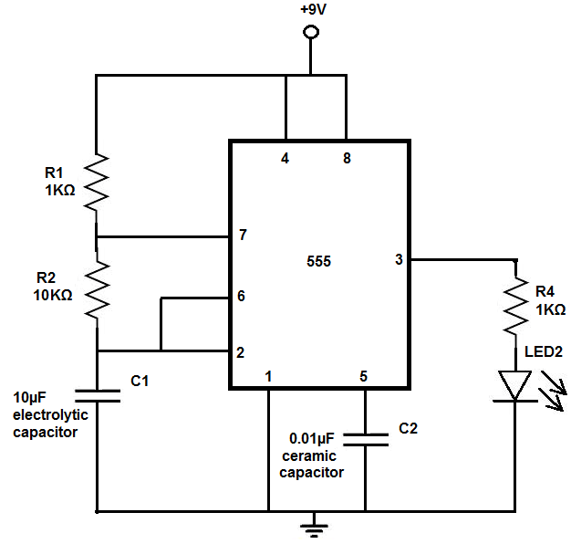 Diy Flickering Led Circuit » Wiring Diagram